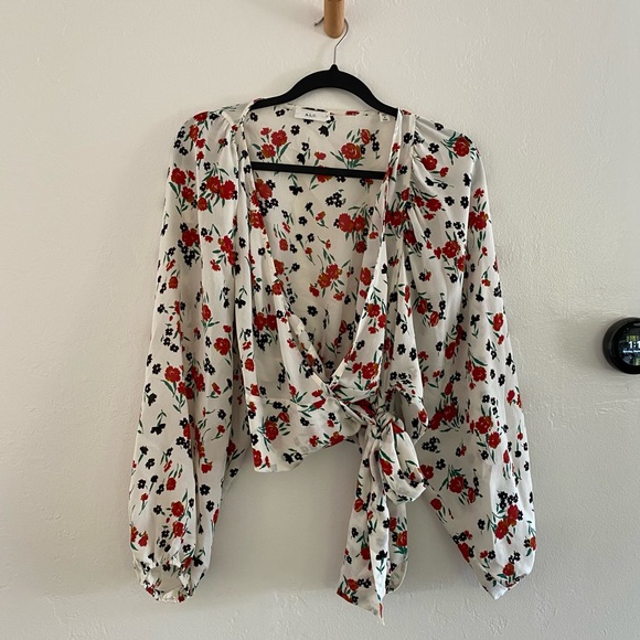 A.L.C. | Tops | Alc Floral Wrap Blouse | Poshmark